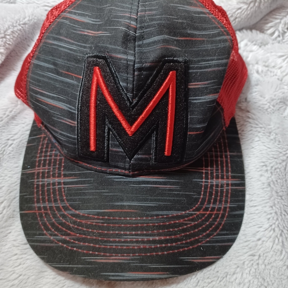 Disney | Accessories | Disney Black And Red M Logo Hat | Poshmark